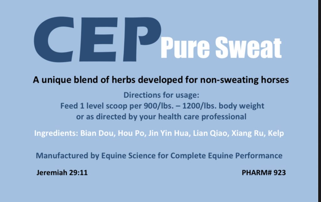 CEP Pure Sweat | Complete Equine Performance